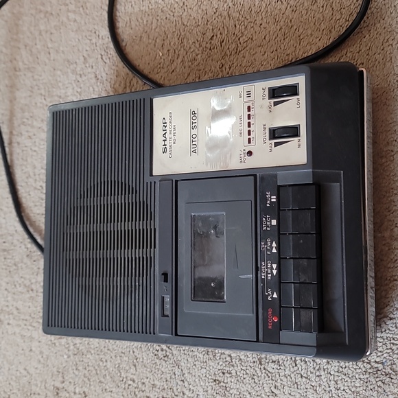 Sharp | Other | Vintage Sharp Rd767av Cassette Playerrecorder Tested ...